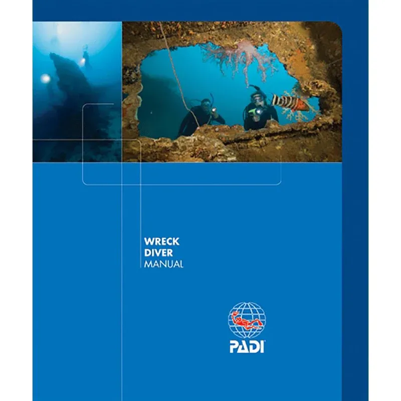 PADI Wreck Diver Manual - Vragdykning undervisning materiale