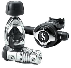 Scubapro first stage and second stage for scuba diving
